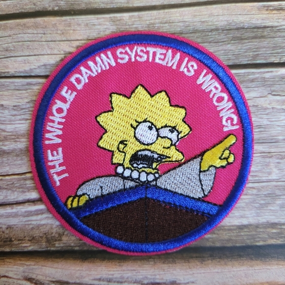 Accessories | 313 The Whole System Is Wrong Lisa Simpson Funny 9s Y2k ...